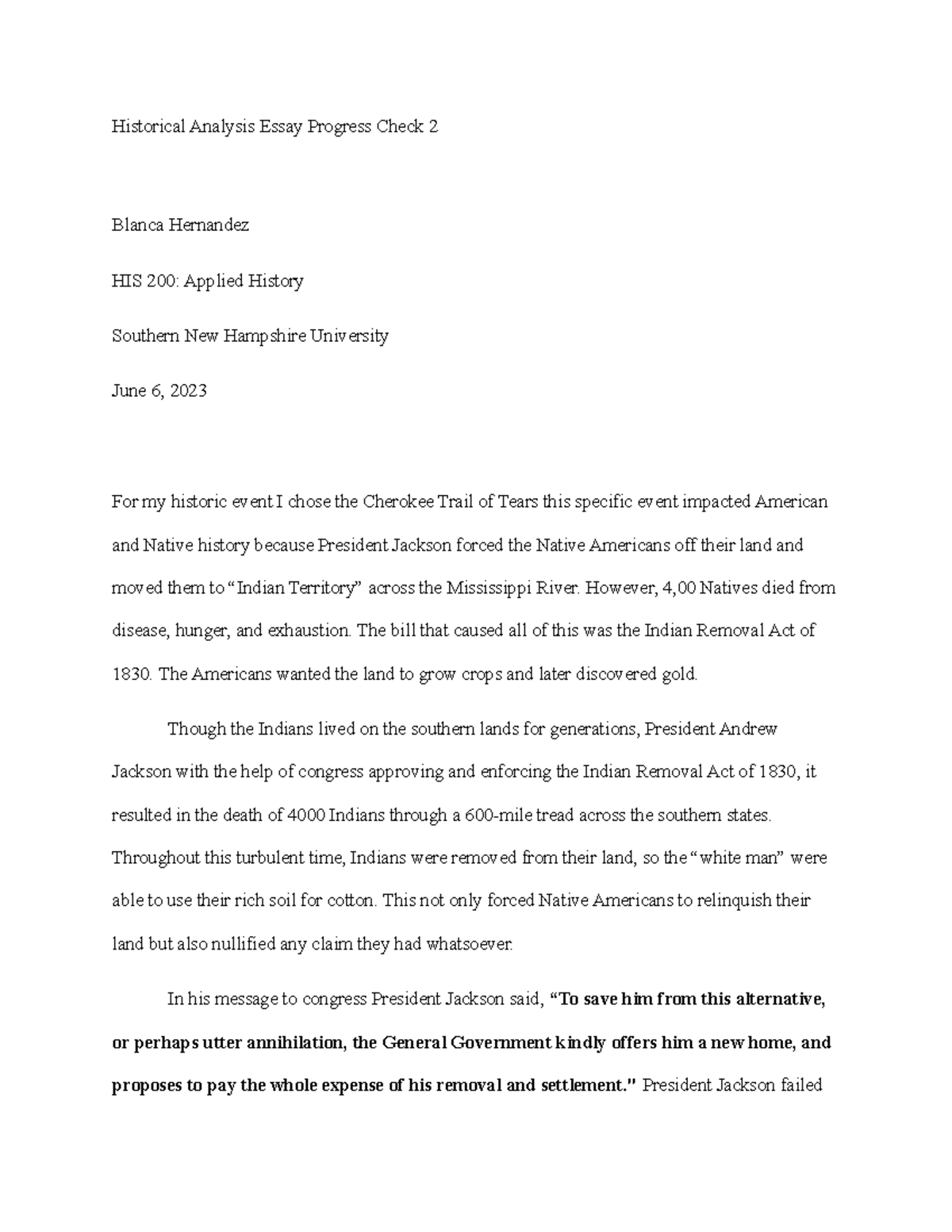 6-3 Historical Analysis Essay Progress Check 2 - Historical Analysis ...