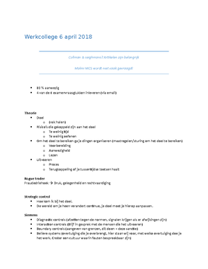 Voorbeeld Thesis AO-IC - ADMINISTRATIEVE ORGANISATIE Binnen Stichting ...