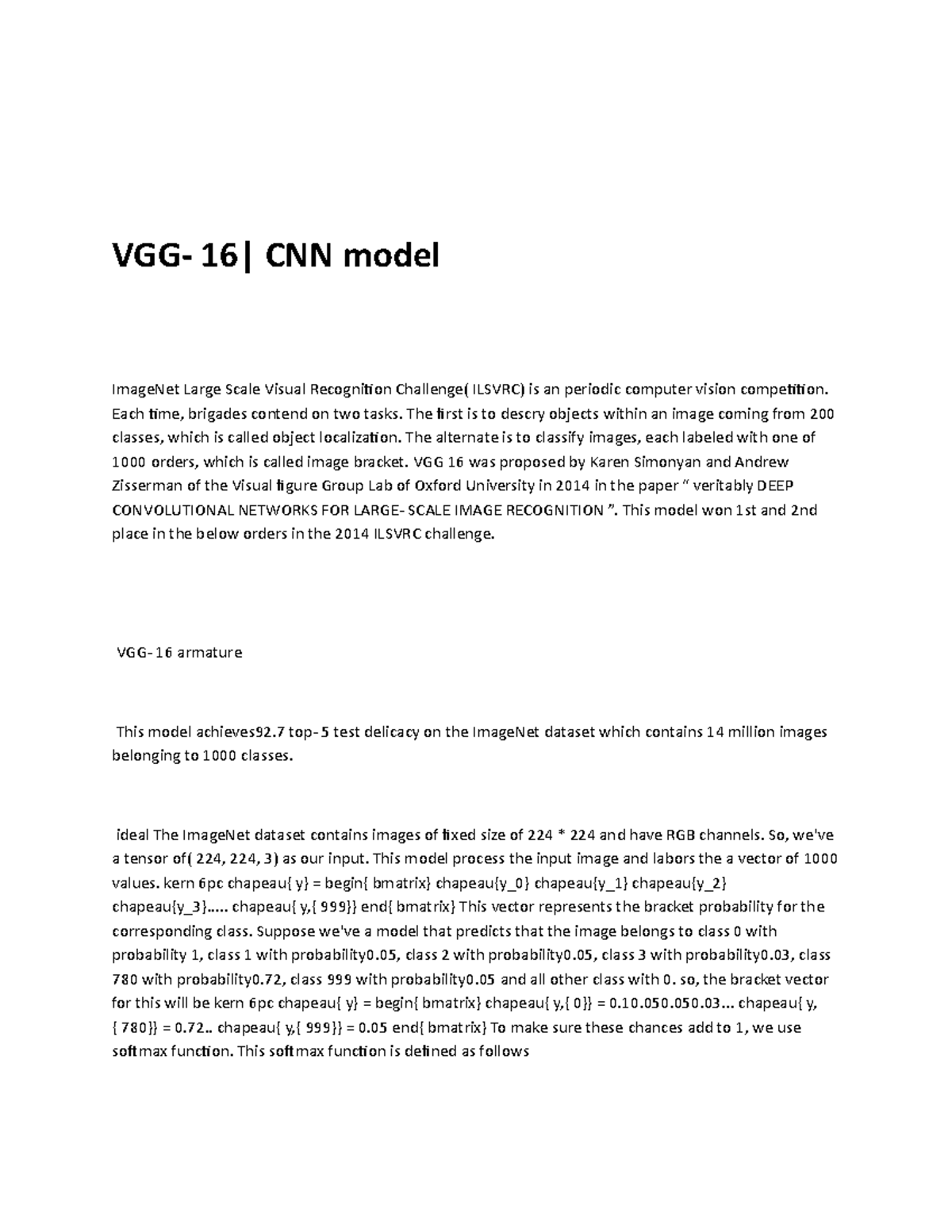 VGG- 16CNN model - VGG- 16| CNN model ImageNet Large Scale Visual ...
