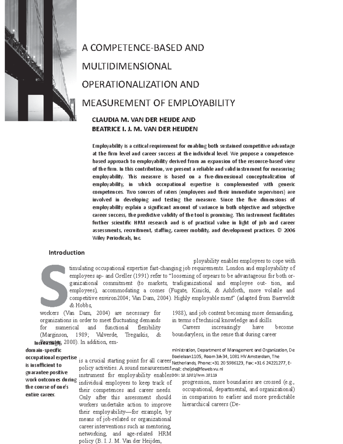 Van der Heijde & Van der Heijden-2006-A competencebased and ...