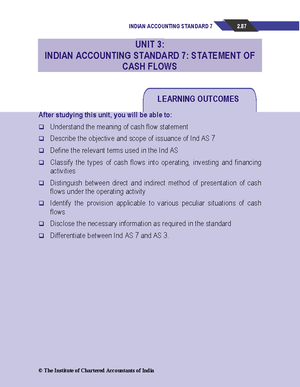 Ind As Charts by ICAI - Referencer for Quick Revision B o a r d o f S t ...