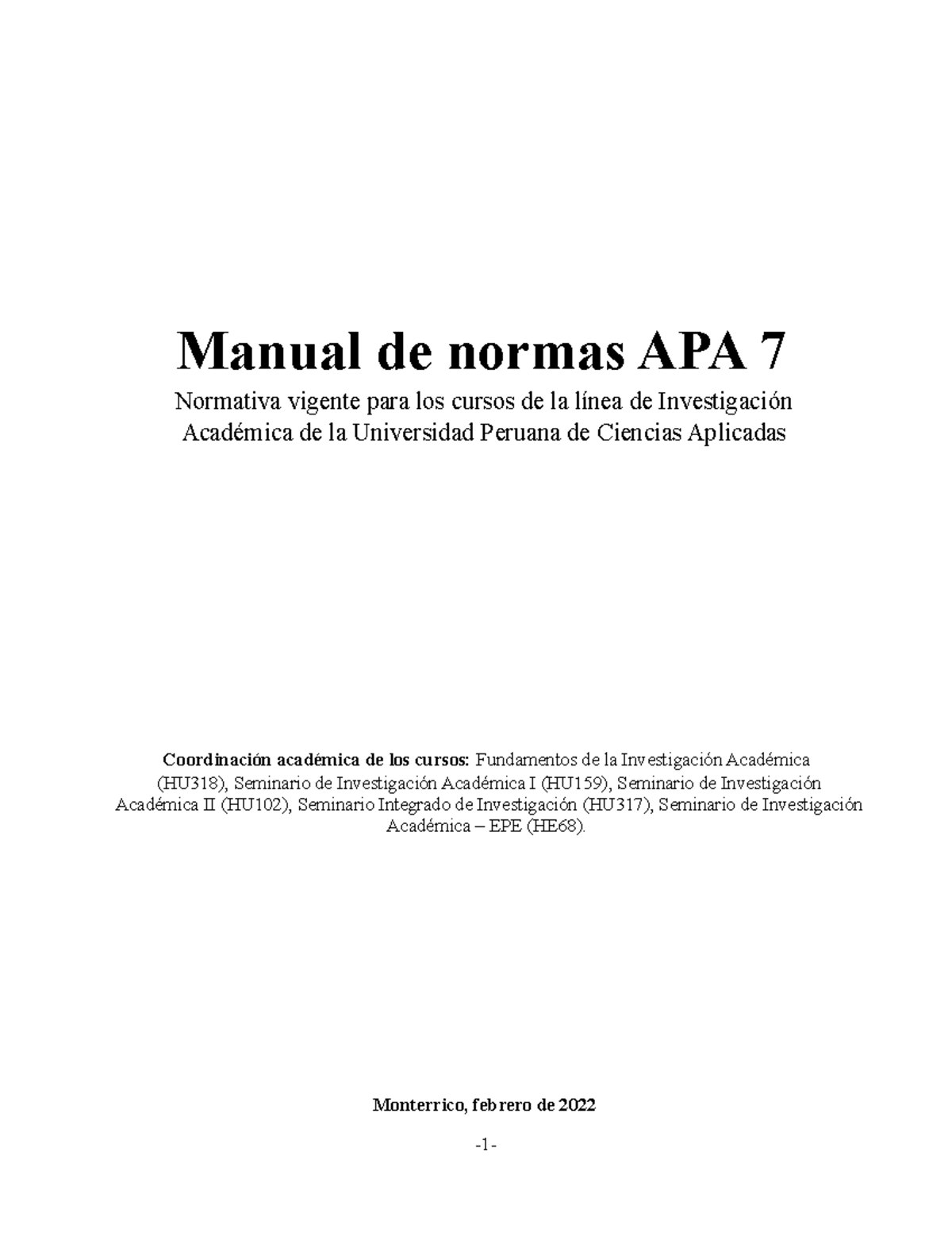 Manual de APA7 - ssd.ds - Manual de normas APA 7 Normativa vigente para ...