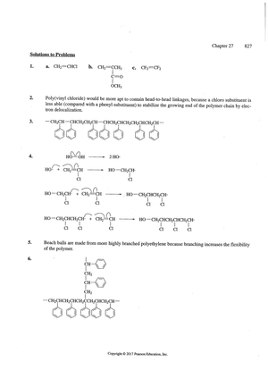 ch1 organic chemistry answer - chemistry and chemistry - Studocu