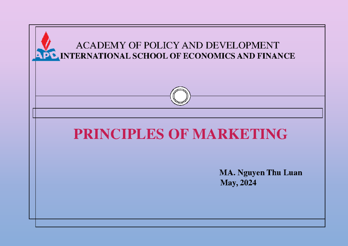 50slides Chapter 1- Marketing Difinition AND KEY Concepts - ACADEMY OF ...