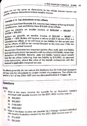 Tax Law - School of Law - Taw Law LEGISLATIVE FRAMEWORK 1936 Act v S17 ...