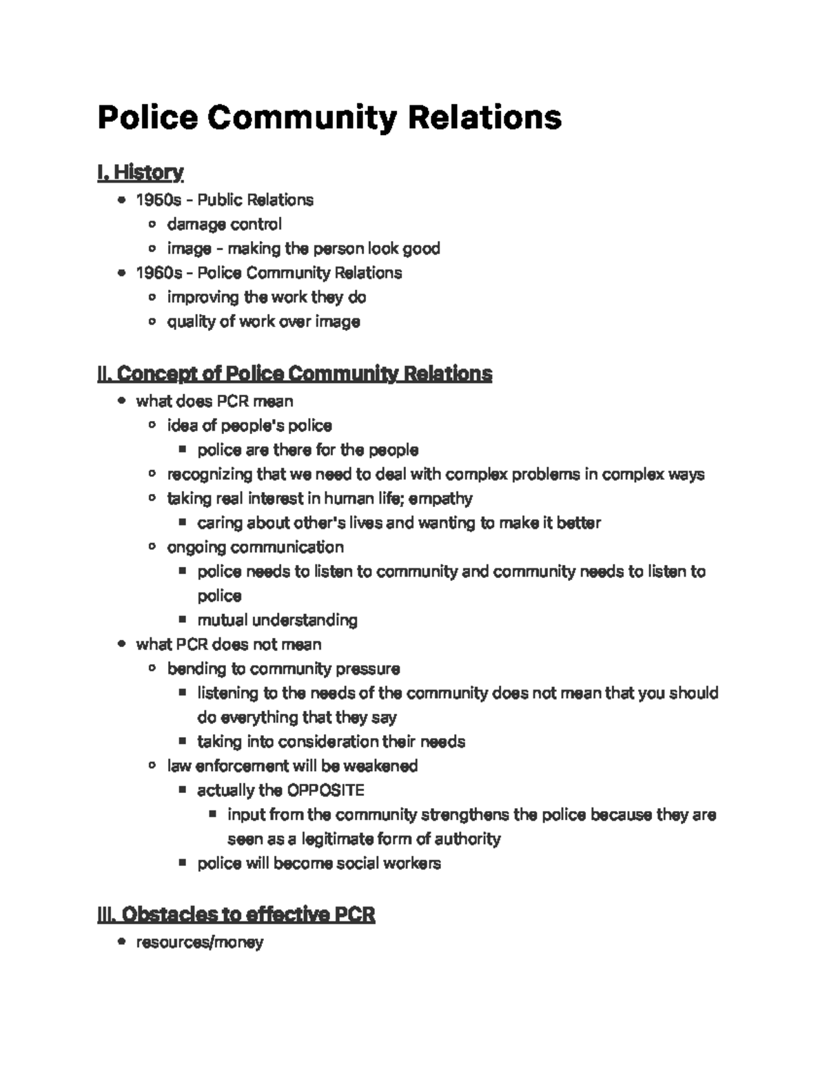 Police Community Relations - Po l i c e C o m m u n i t y Re l a t i o ...