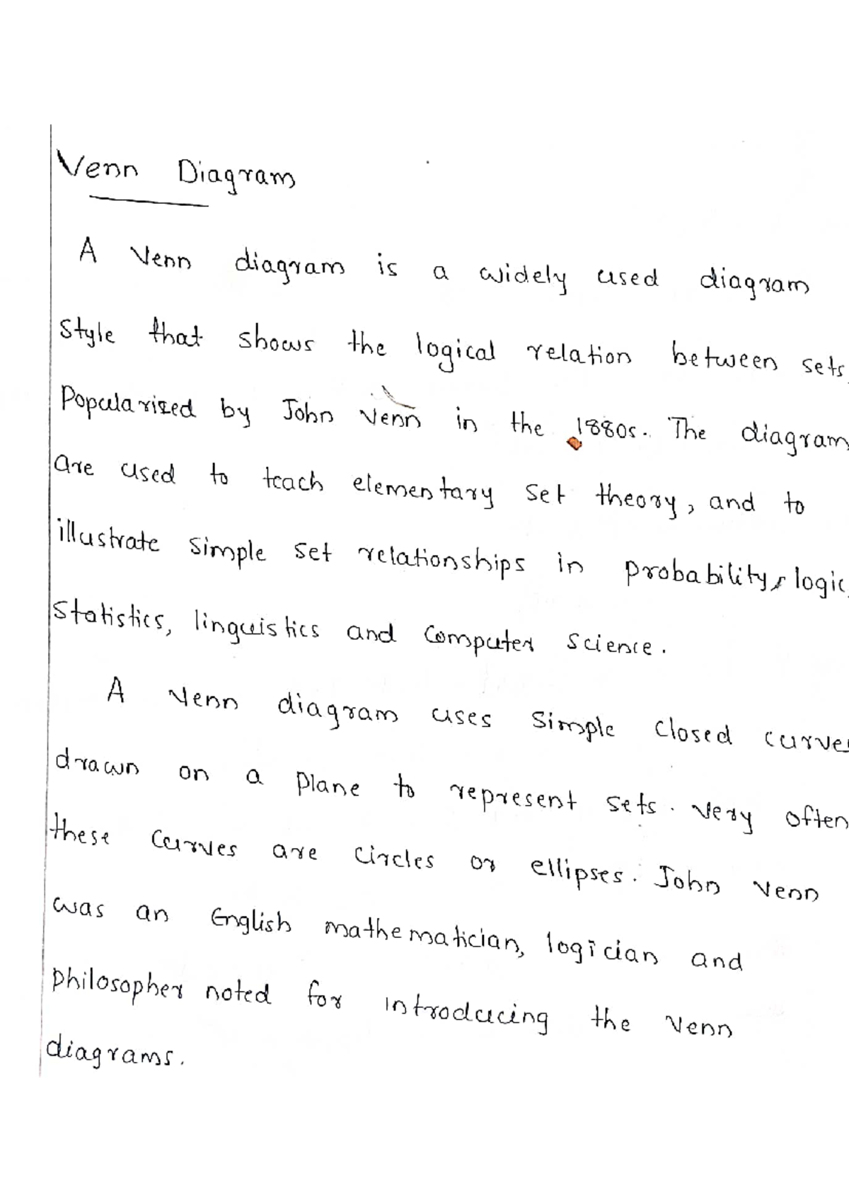 Venn diagram part 1-1 - B.Com - Studocu