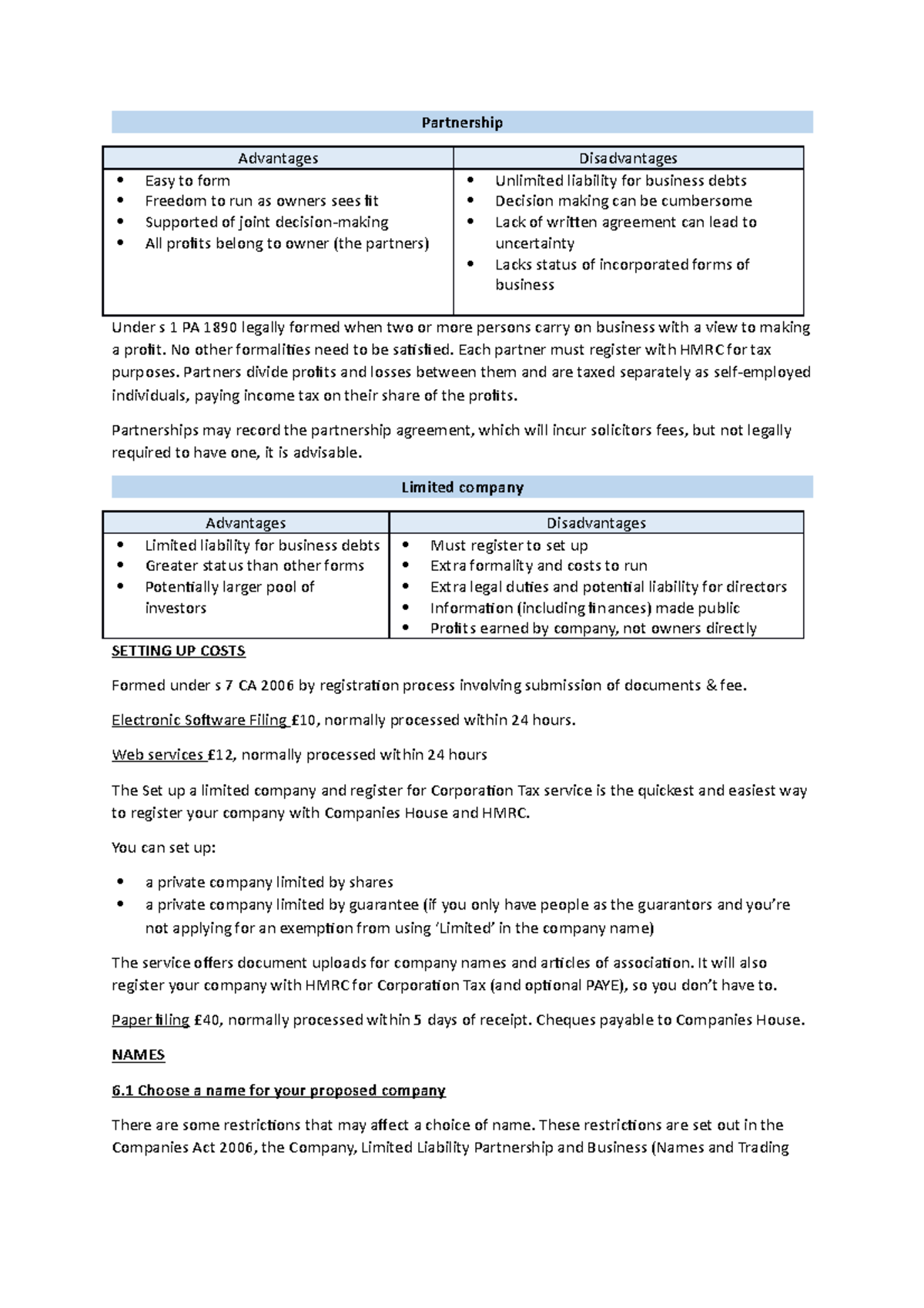 Choice of business media - LPC LLM - Partnership Advantages ...