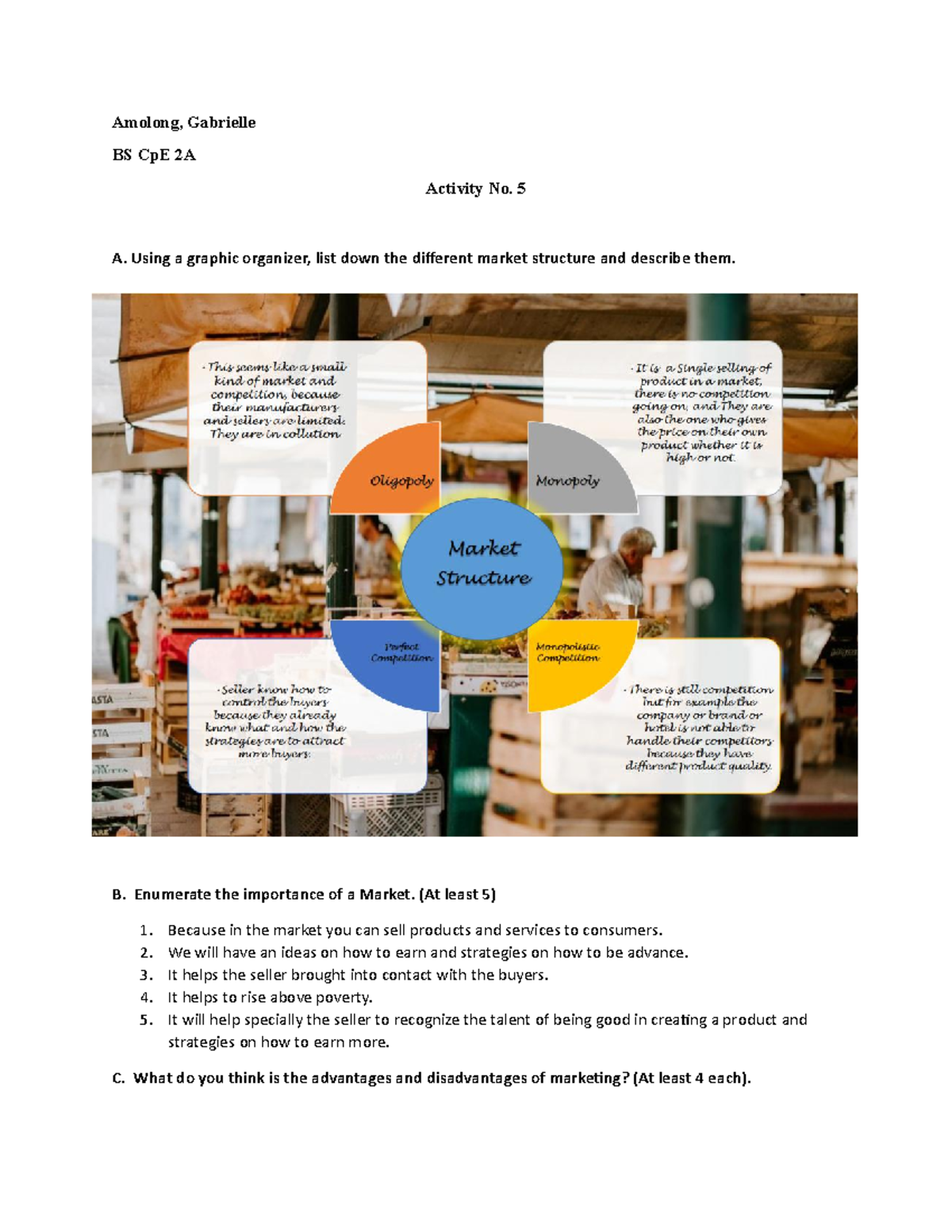 Assignment - Activity 5 - Amolong, Gabrielle BS CpE 2A Activity No. 5 A ...