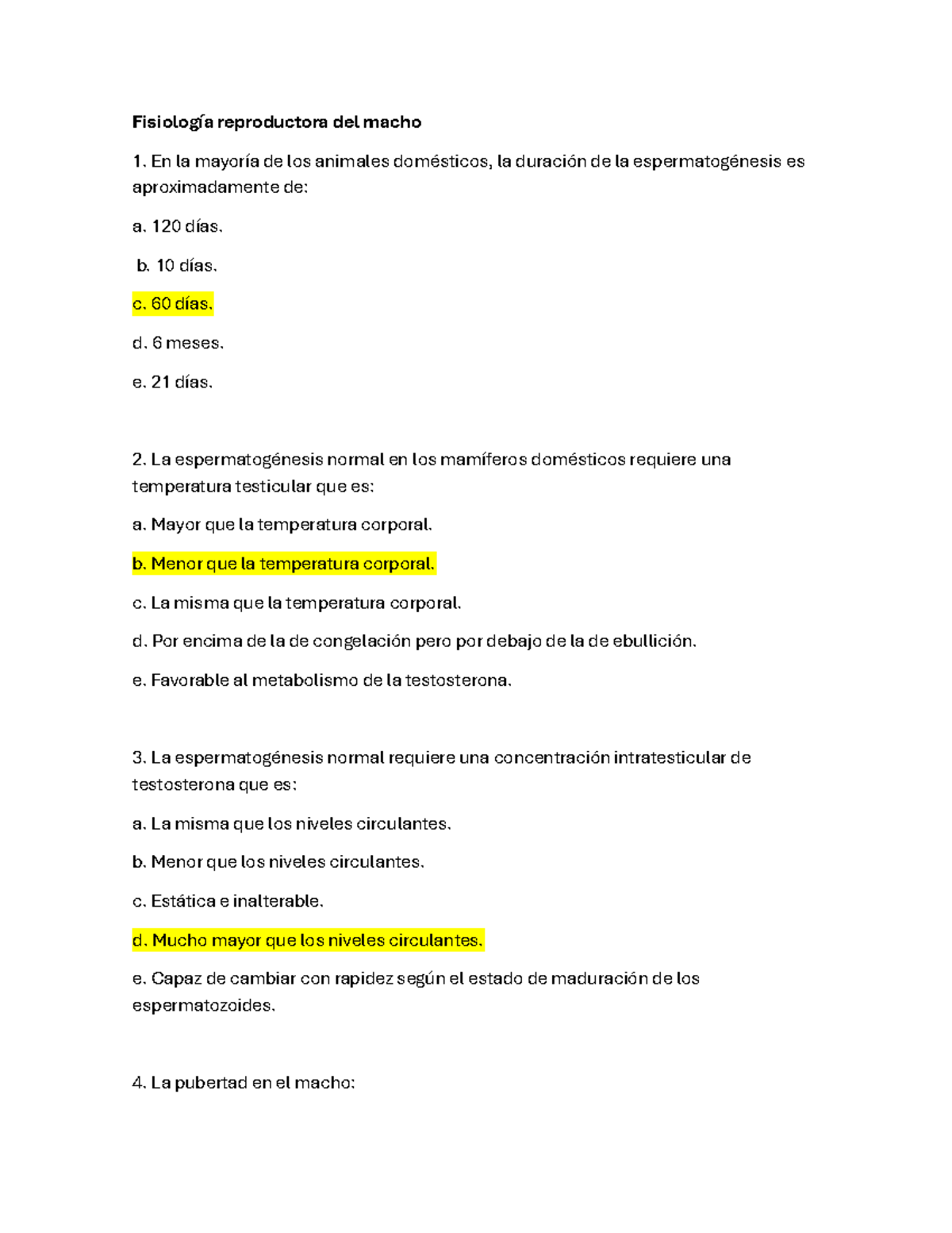 Fisio cap 40 - Repaso - Fisiología reproductora del macho En la mayoría ...