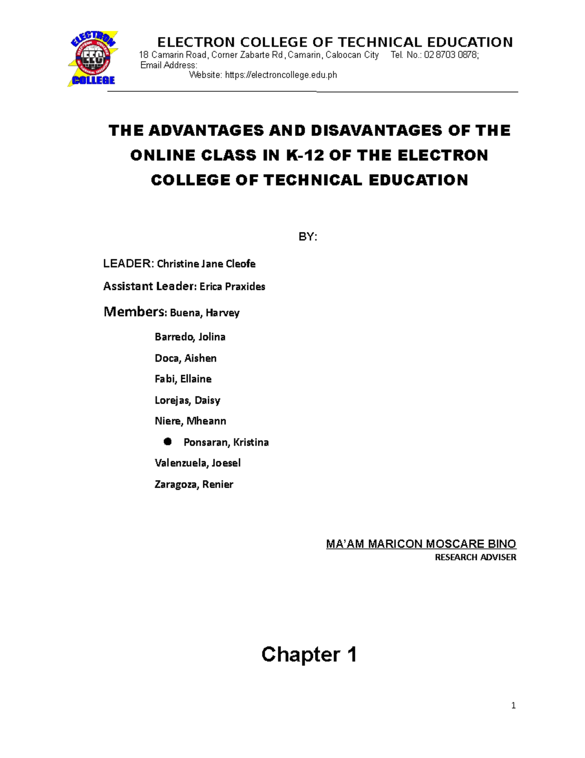 Group 1- Research - 18 Camarin Road, Corner Zabarte Rd, Camarin ...