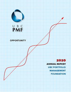 2023 PMF annual report web - U B C P O R T F O L IO MANAGEMENT FOUNDATION 2 0 23 ANNUAL REPORT ...