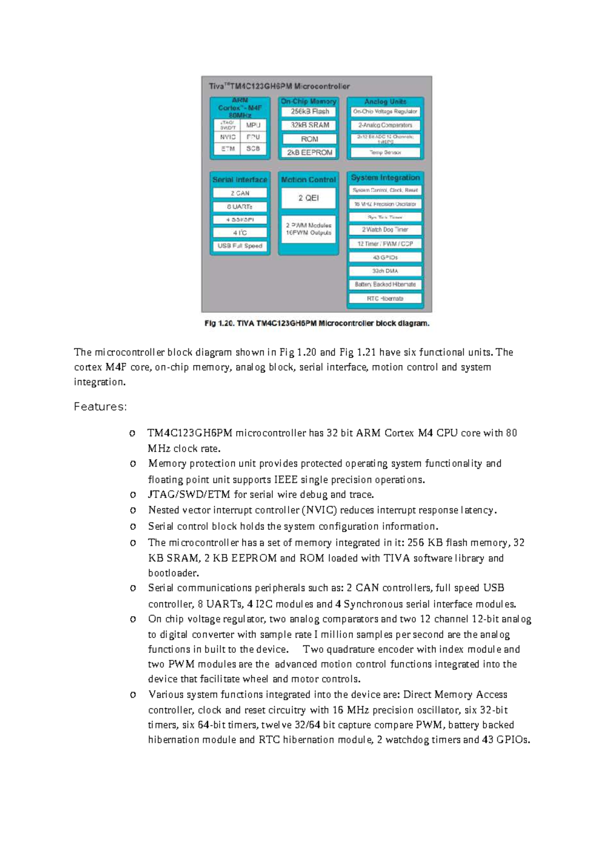 Embedded System Notes (14) - The microcontroller block diagram shown in ...