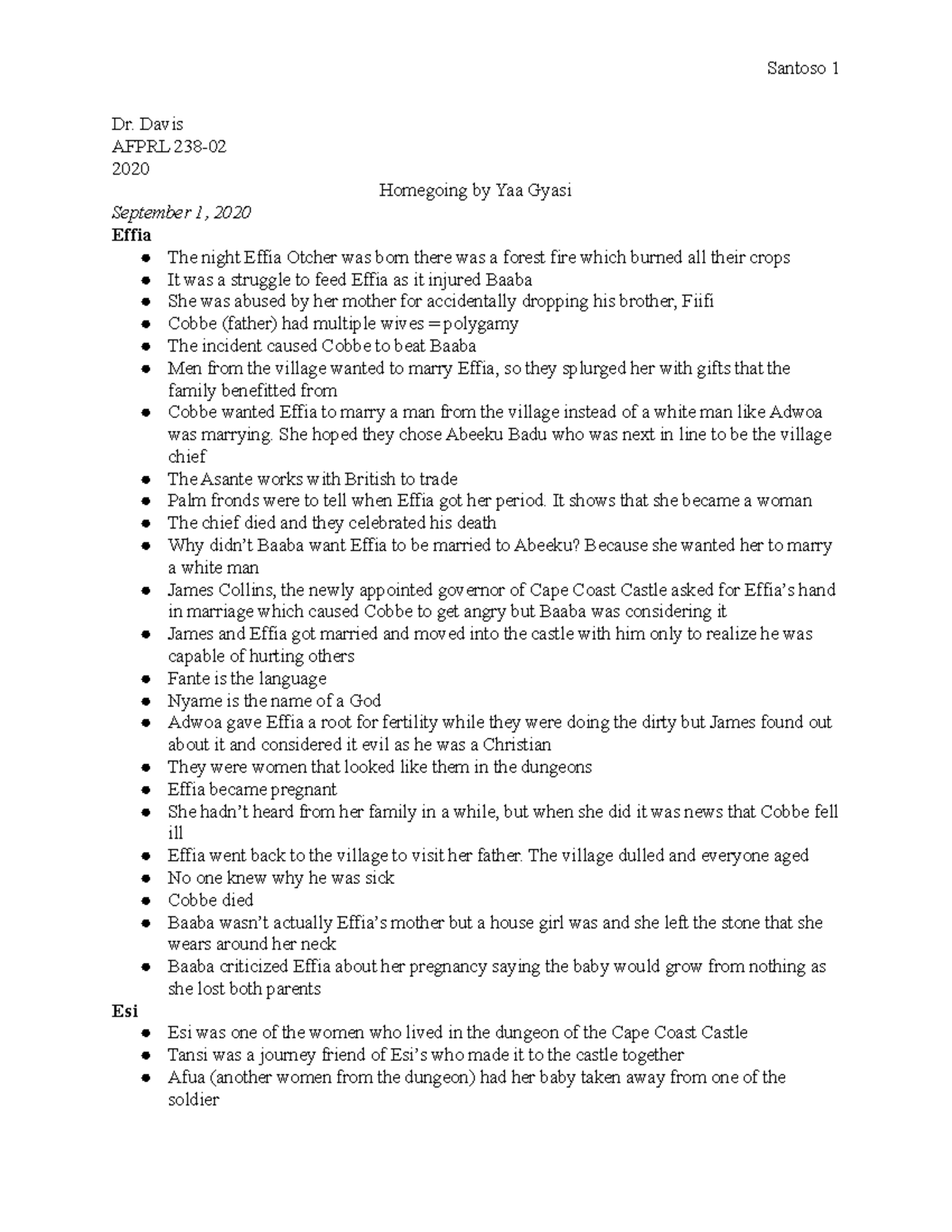 Afprl 238-02 Homegoing - Dr. Davis AFPRL 238- 2020 Homegoing by Yaa ...