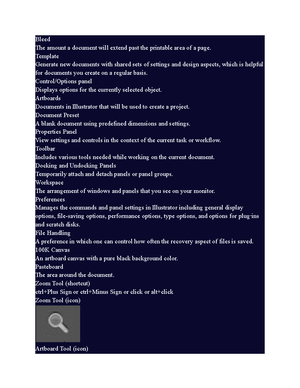 Illustrator 1 - practice materials - Which part of an Illustrator ...