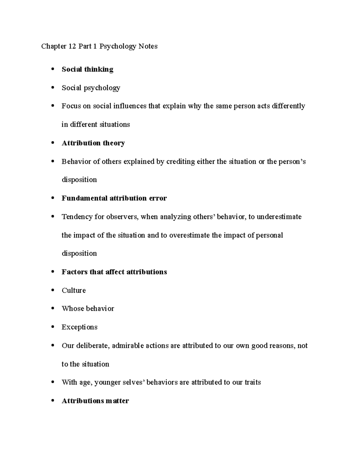 Chapter 12 Part 1 Psychology Notes - Chapter 12 Part 1 Psychology Notes ...