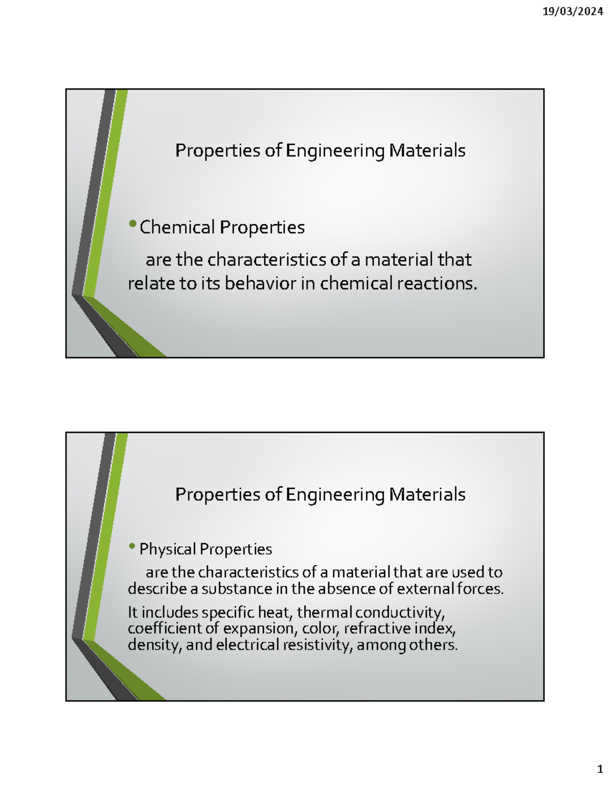 MCE12 Prelim Part 2 - Hope it helps - Properties of Engineering ...
