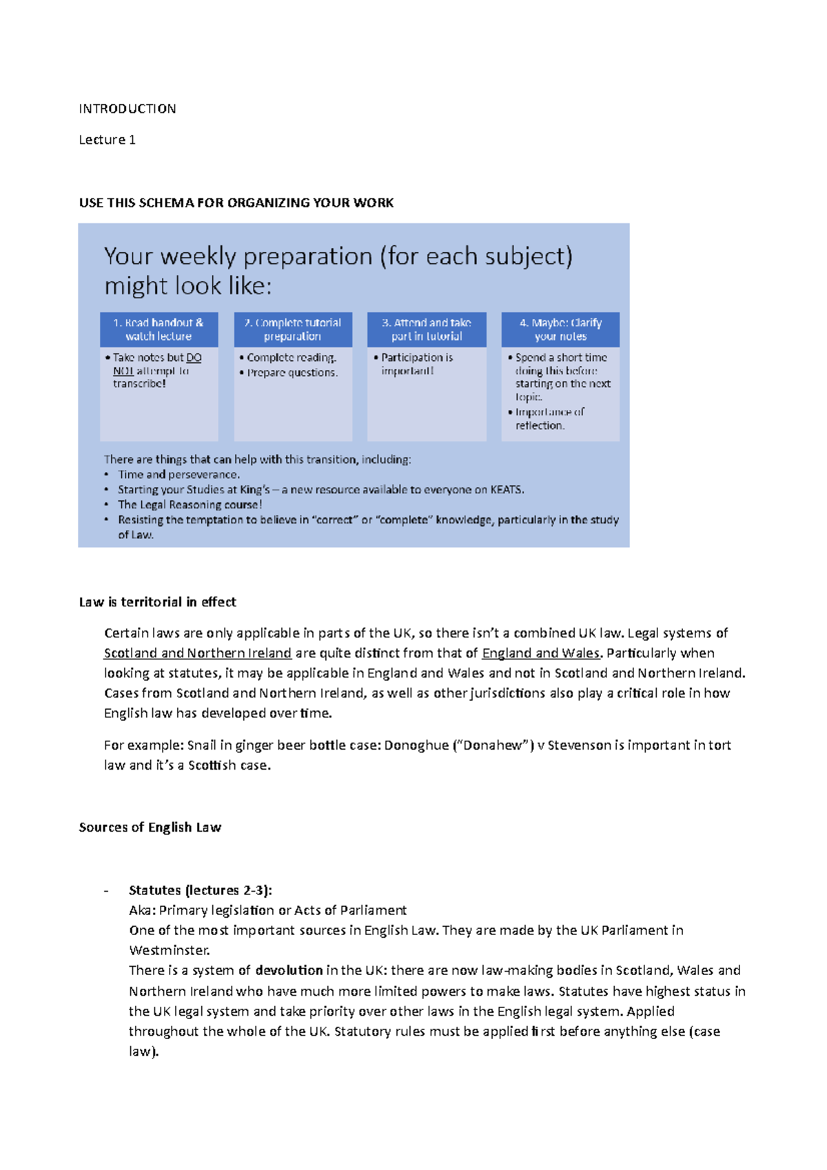 INTRODUCTION ON HOW TO START LAW, really helpful for first years ...