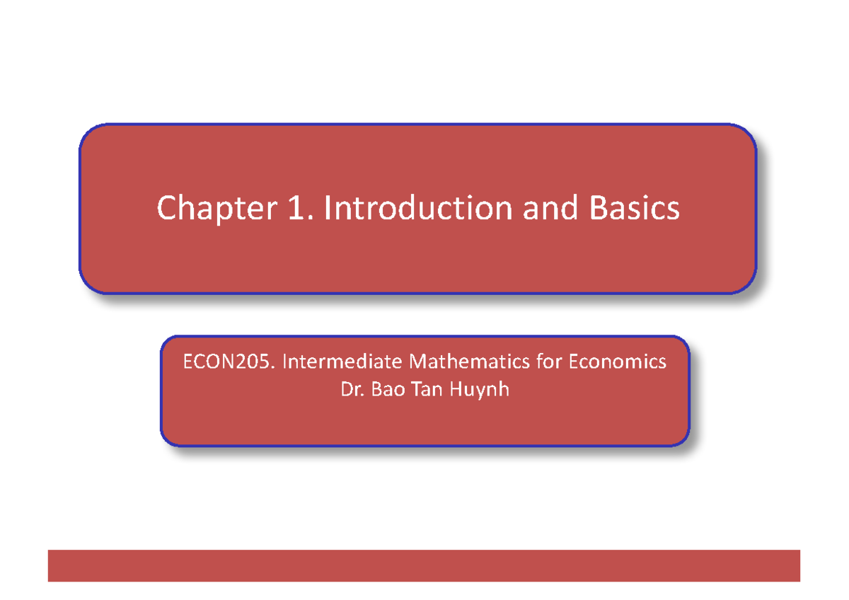 Chapter 1. Introduction and basics (updated) - Chapter 1. Introduction ...