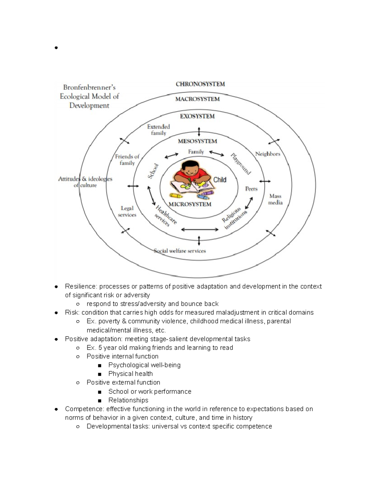 Lecture 7-8 Risk and Resilience - Resilience: processes or patterns of ...