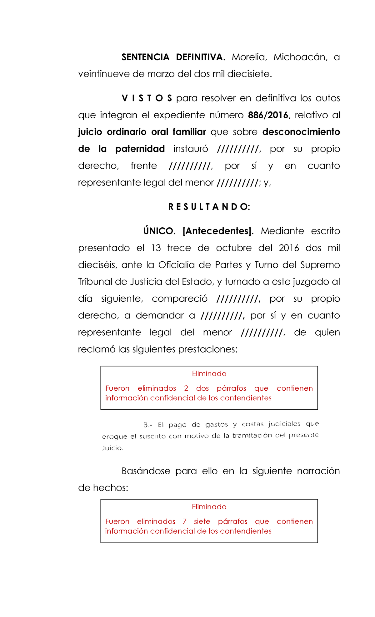 2017 0329 MORE5JF Juicio oral desconocimiento paternidad - SENTENCIA ...