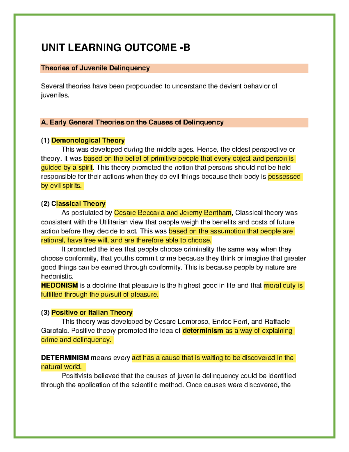 CRI317-ULOB-Revised - CRI317-ULOB-Revised - UNIT LEARNING OUTCOME - B ...