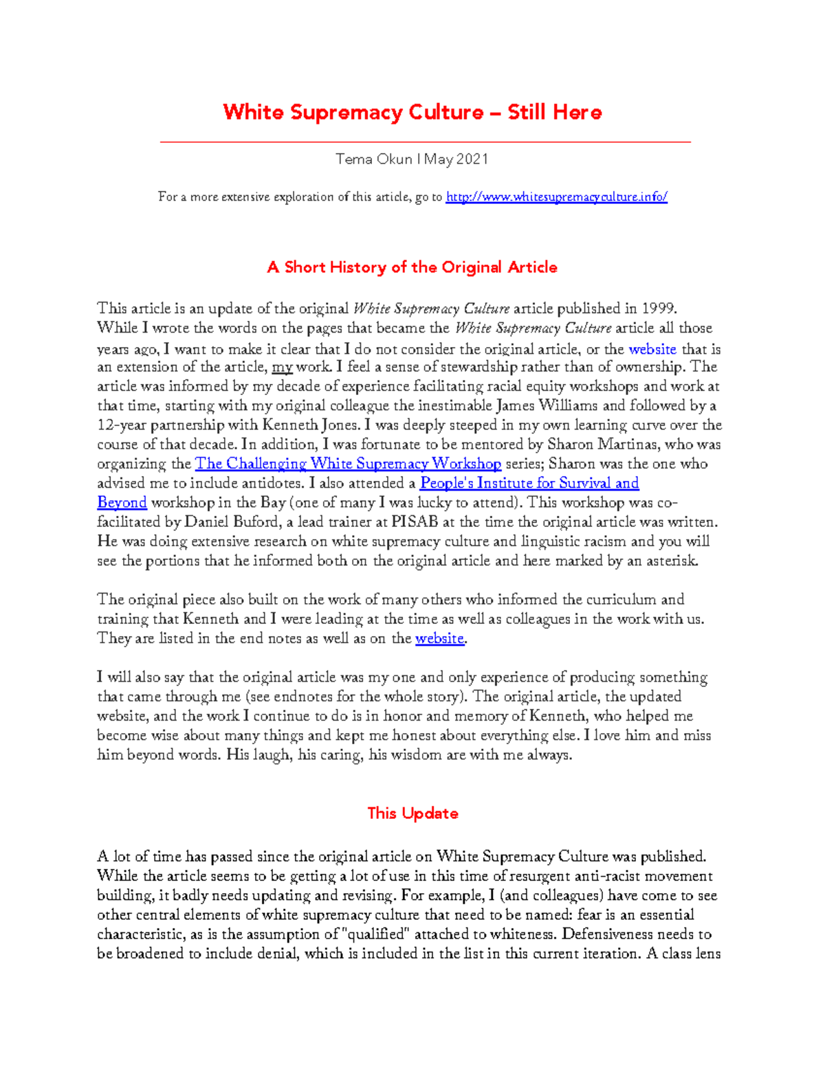 White Supremacy Culture -Full PDF - White Supremacy Culture – Still ...