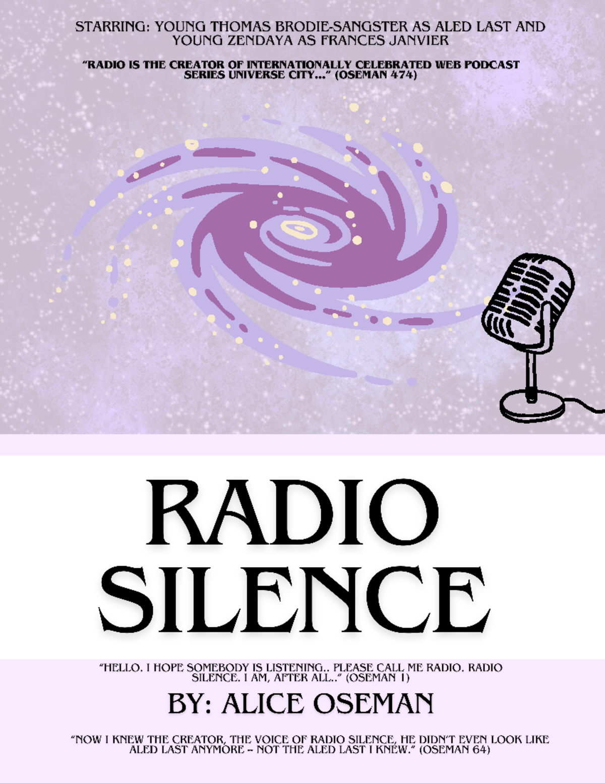 Radio Silence - n/a - YOUNG ZENDAYA AS FRANCES JANVIER IS THE CREATOR ...