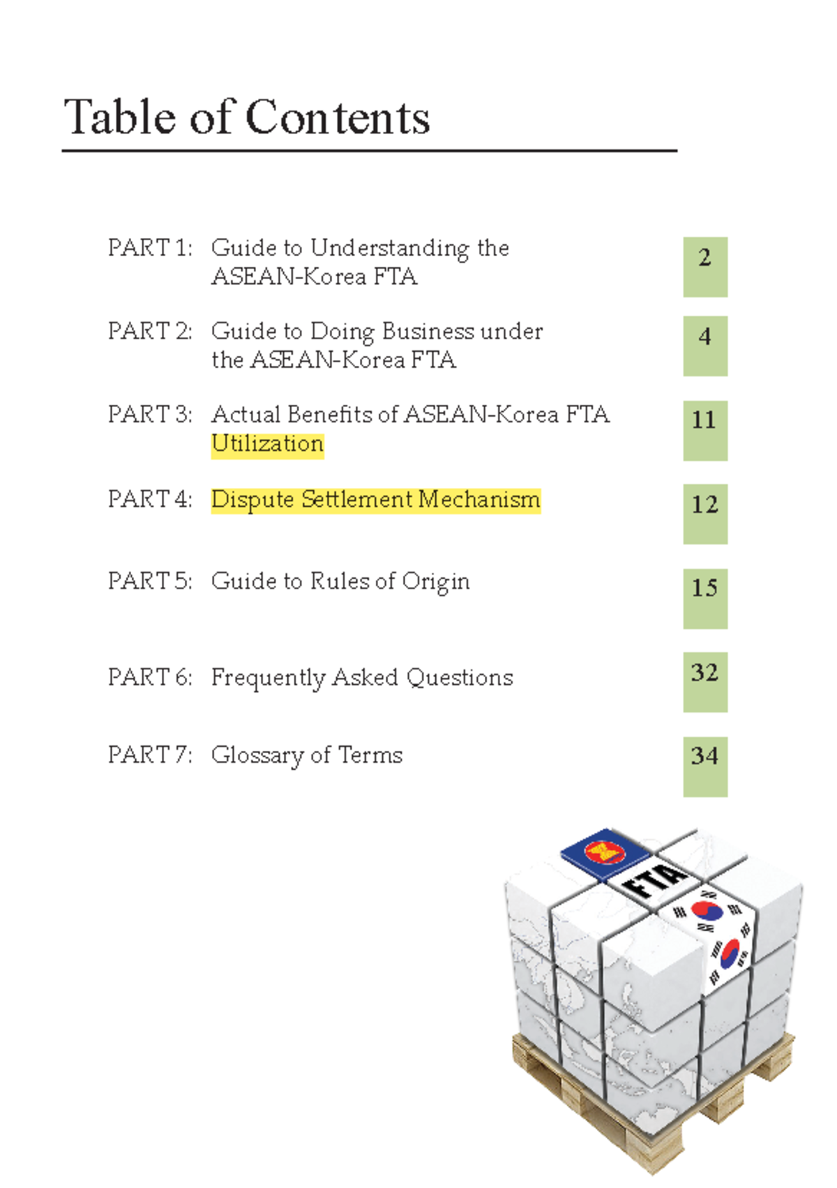 Understanding-the- Asean-Korea-FTA - Table of Contents PART 1: Guide to ...
