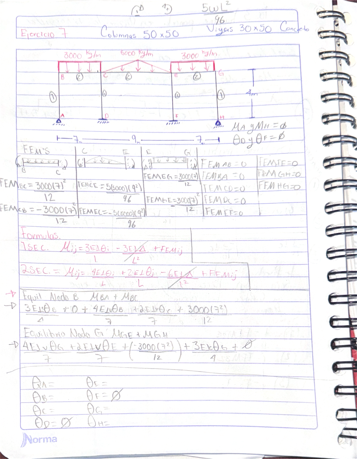 Tarea AE 2 Do Parcial - Ejercicios de análisis estructural verificados con ram elements - ID 4 ...