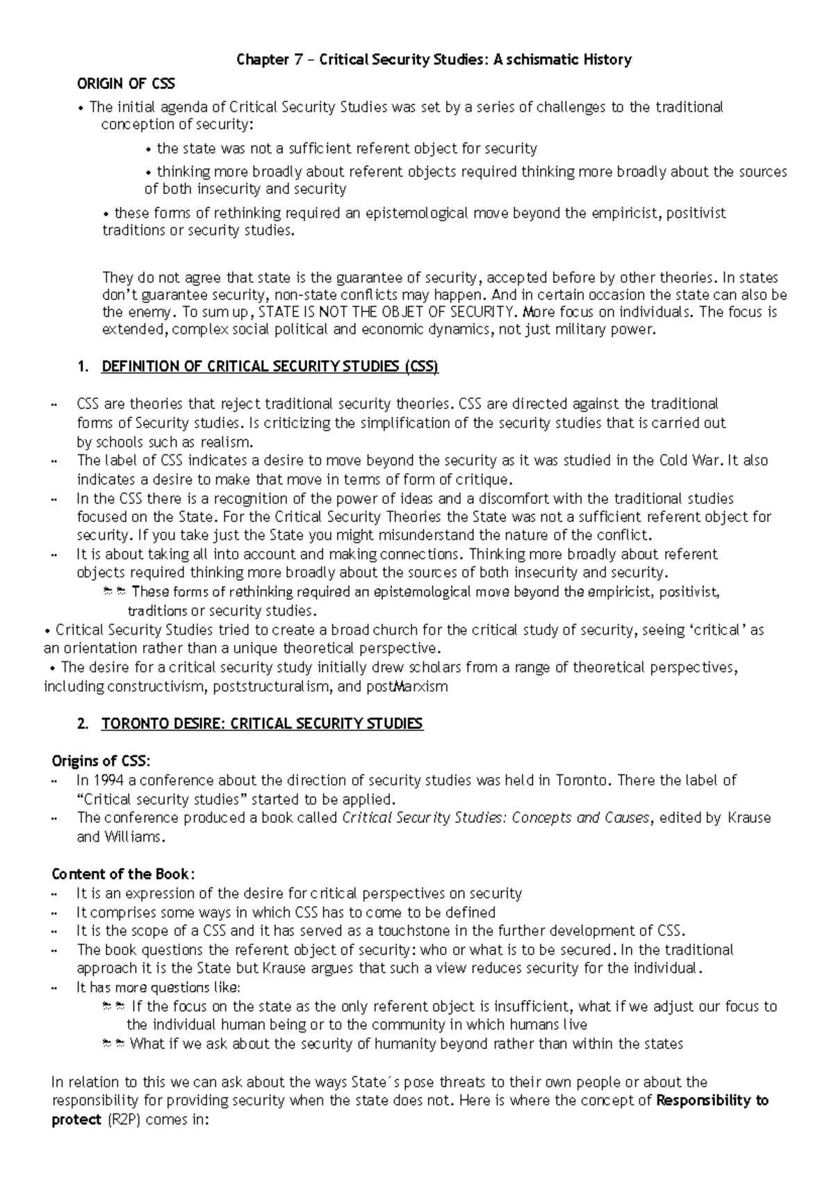 Chapter 7 – Critical Security Studies-converted - Chapter 7 – Critical ...