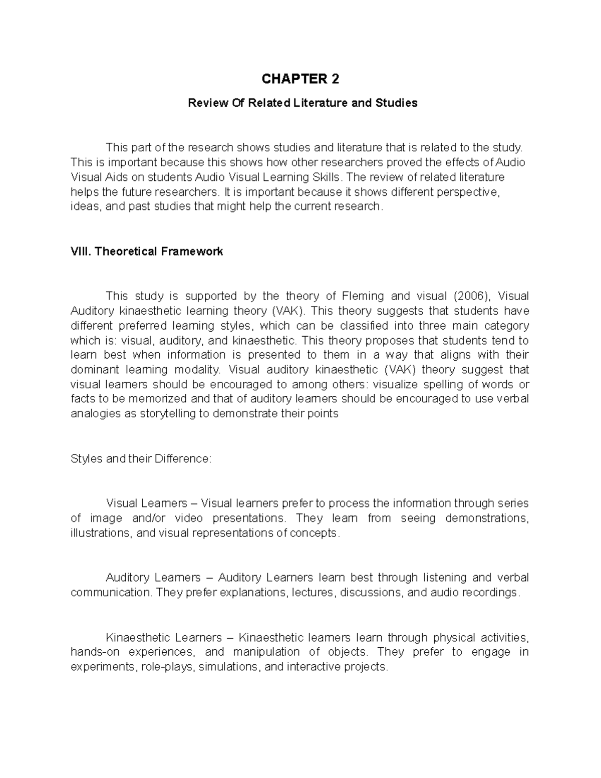 Chapter 2 - eqweqwe - CHAPTER 2 Review Of Related Literature and ...