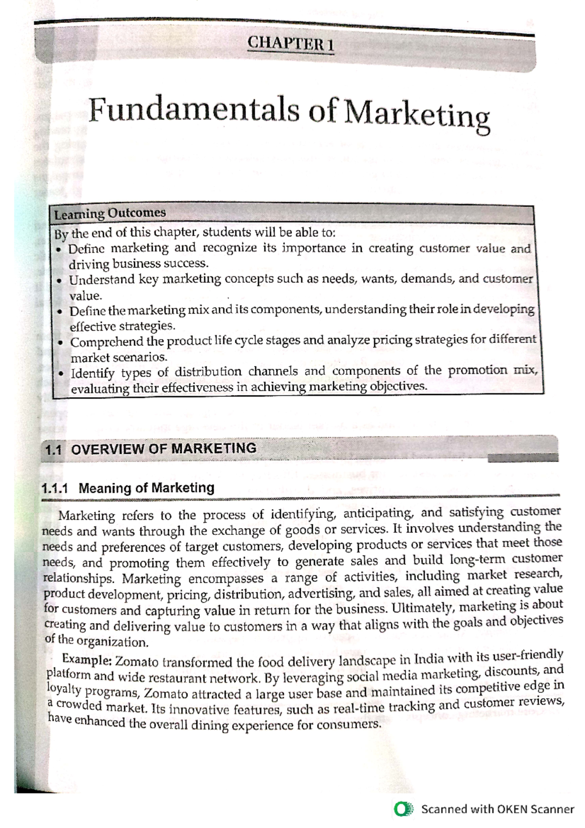 Chapter 1digital marketing - CHAPTER 1 Fundamentals of Marketing ...