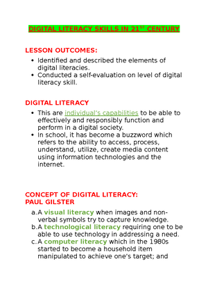 Unit 3 NON- Digital AND Digital Skills AND Tools IN Delivering Technology- Enhanced Lessons ...