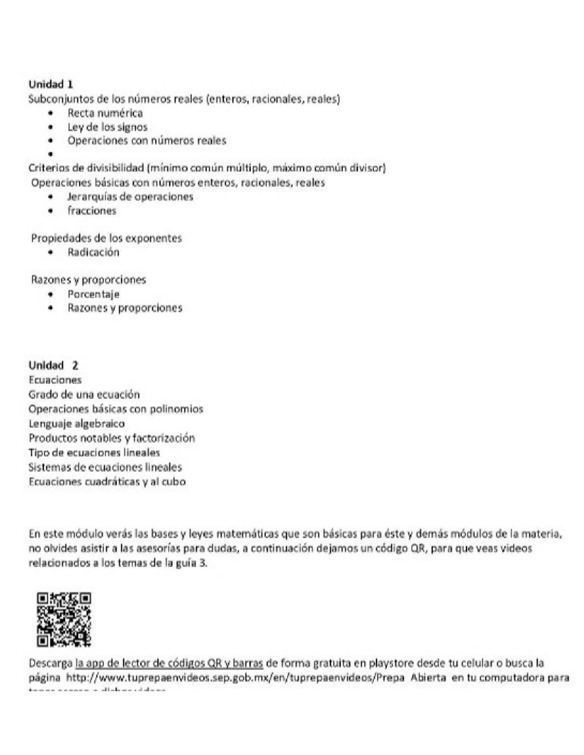 Mod 3 - modulo 3 - Unidad. SubG-o njw nto 5, die lo s nú rnie-ros re ales (enteros , ra