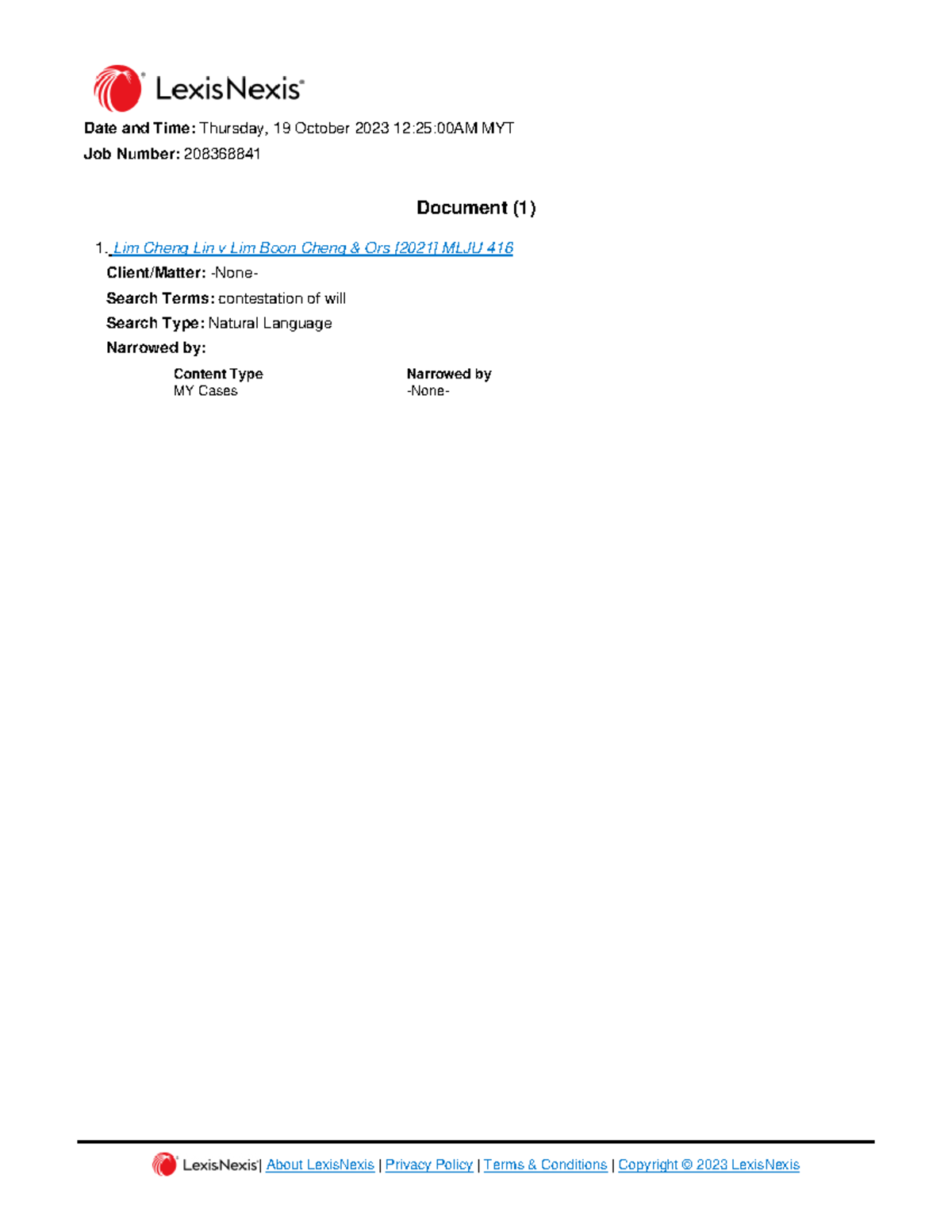 Lim Cheng Lin v Lim Boon Cheng & Ors [2021] MLJU 416 - | About ...