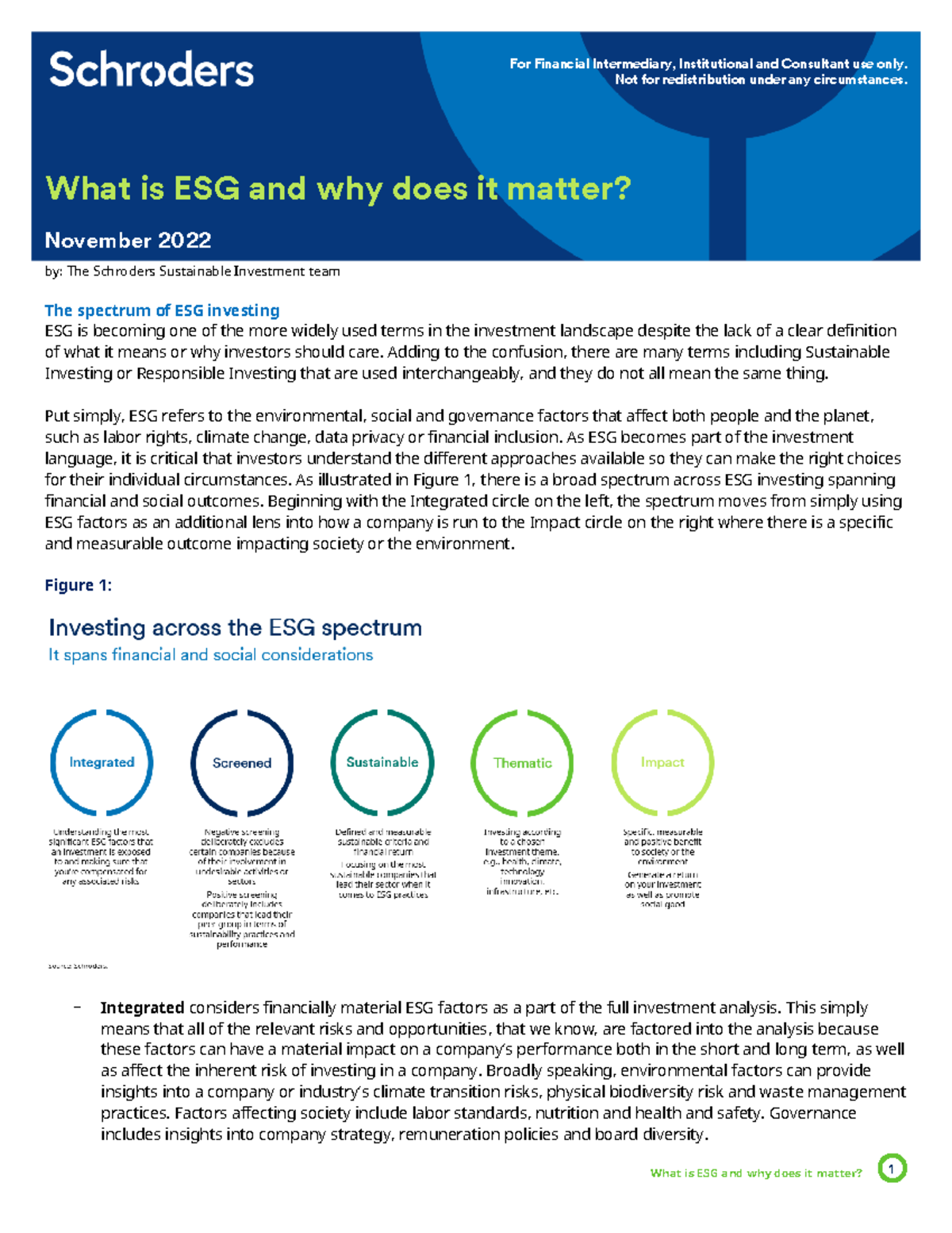 Schroders what-is-esg-and-why-does-it-matter final - For Financial ...