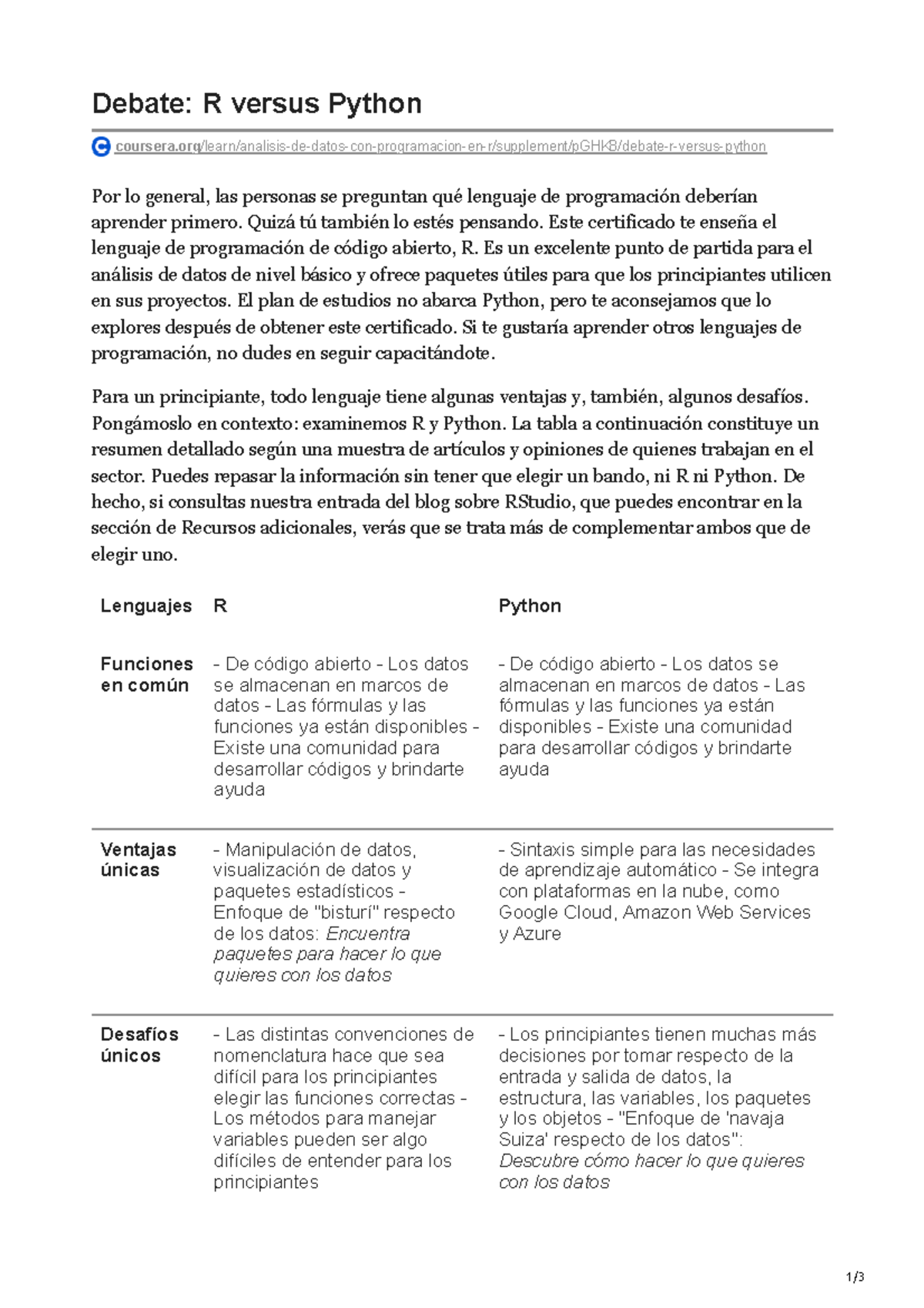 2coursera.org-Debate R versus Python - 1/ Debate: R versus Python ...