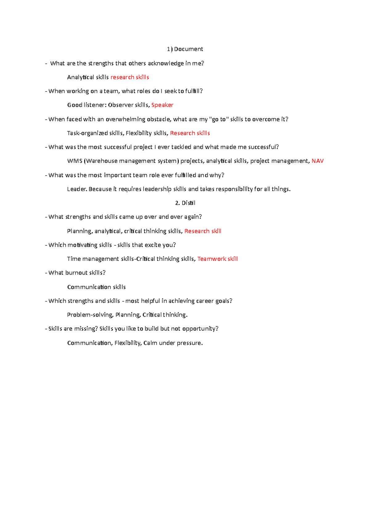 Personal brand self reflection - Business - Studocu