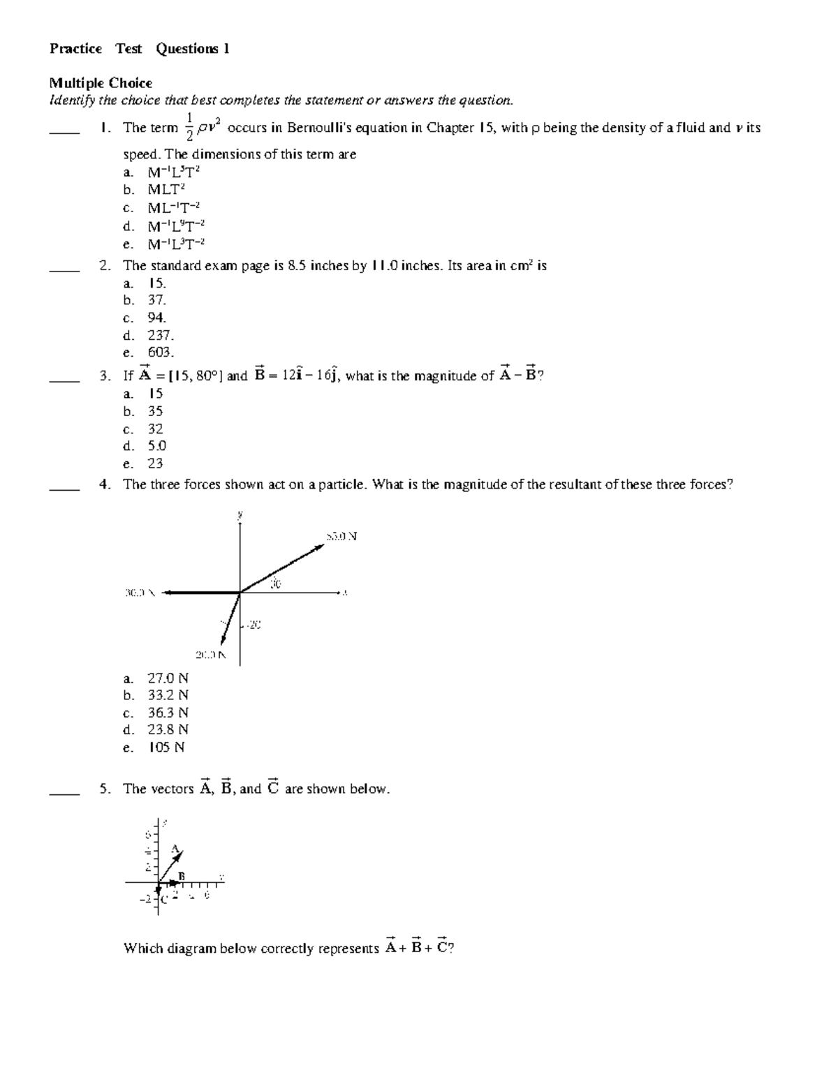 Practice test 1 - Practical test, good preparation for the exam ...