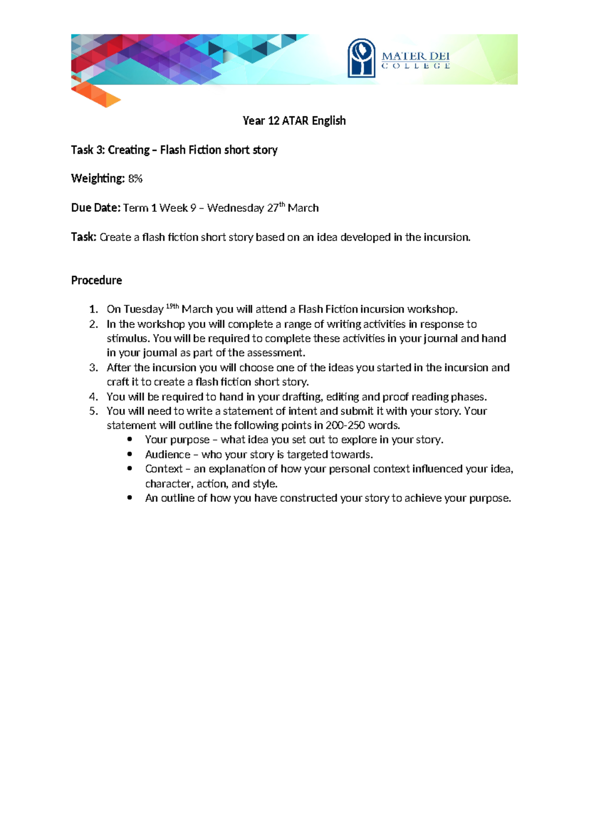 12 ATAR 2024 Task 3 - assessments - Year 12 ATAR English Task 3 ...