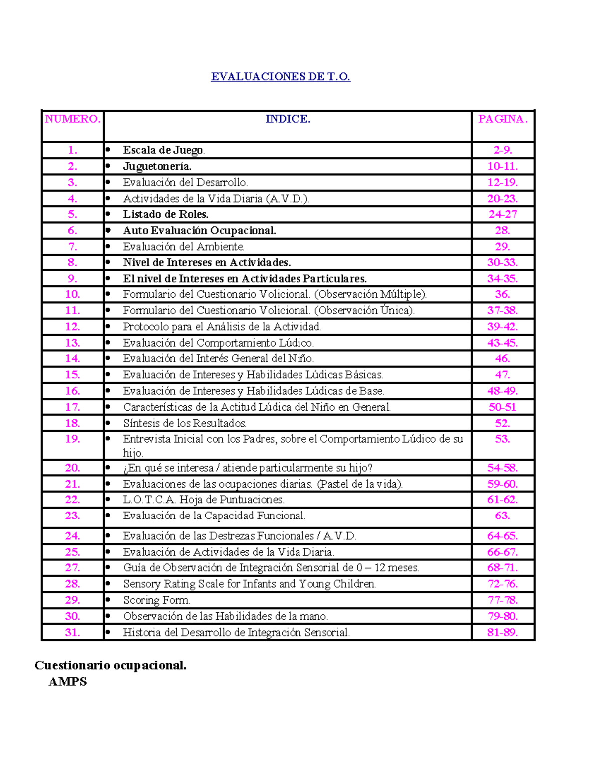 Evaluaciones de to 1 - lllllllllllllllllllllllldoasodalceoa ...