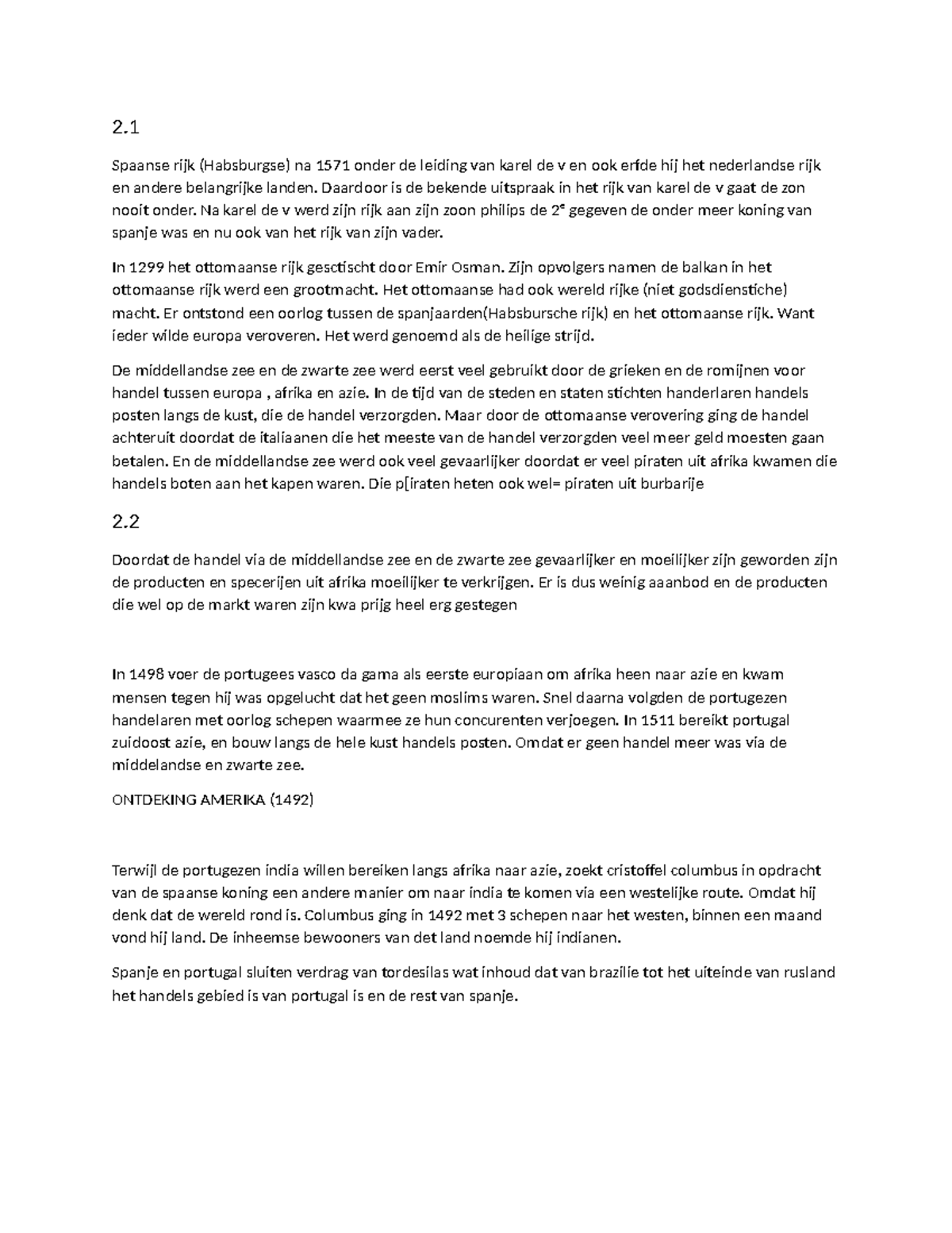 Geschiedenis - 2. Spaanse rijk (Habsburgse) na 1571 onder de leiding ...