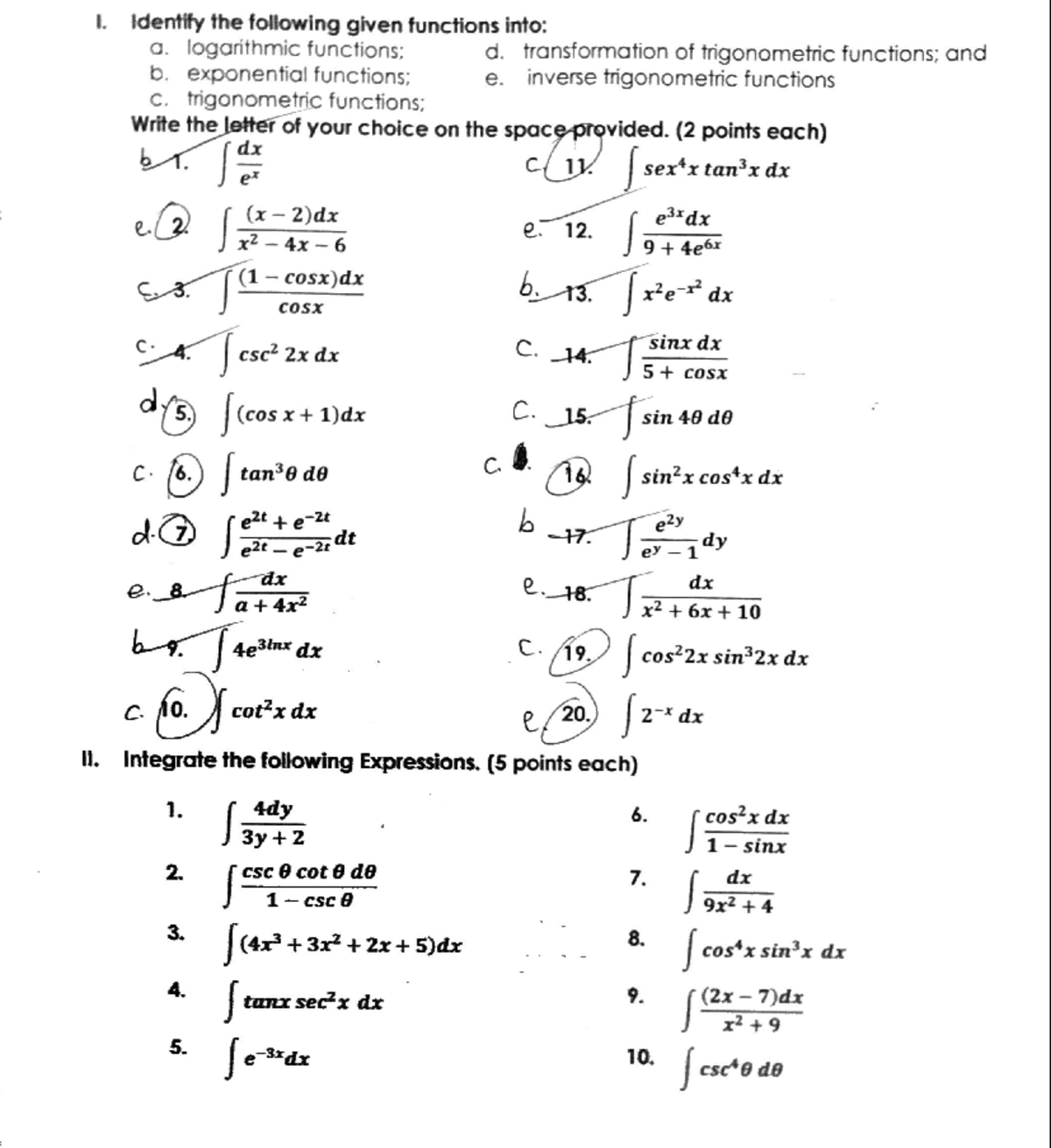 Integral Calculus activity 1 - Mechanical Engineering - NVSU - Studocu