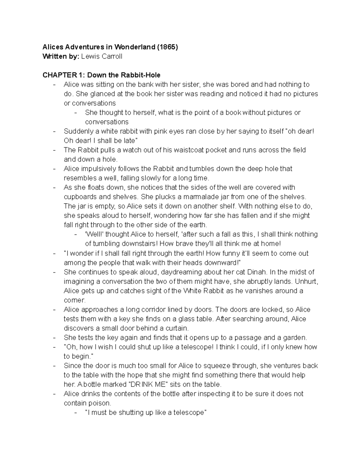 Alices Adventures in Wonderland - She glanced at the book her sister ...