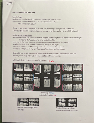 Digital Radiology - RADIOLOGY FINAL A on BACK Digital Radiography ...