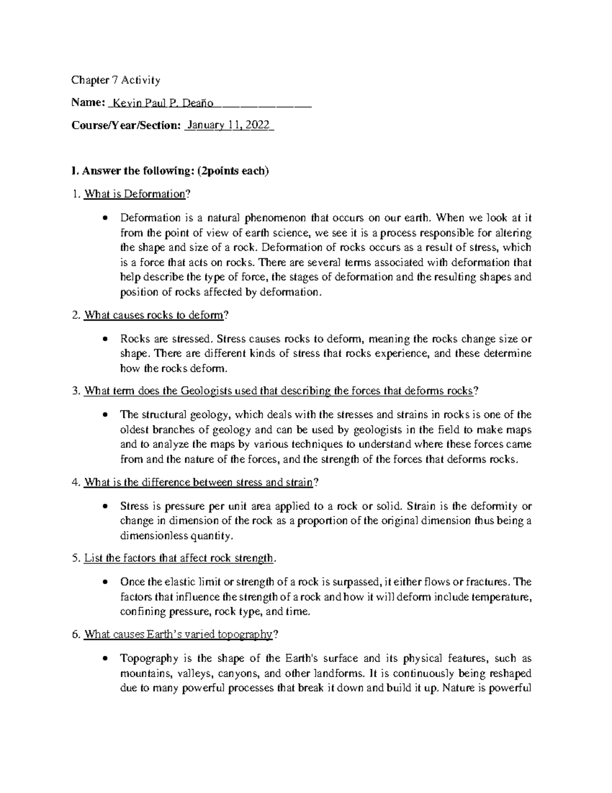 Chapter 7 JUST OPEN AND SEE INSIDE TO KNOW - Chapter 7 Activity Name ...