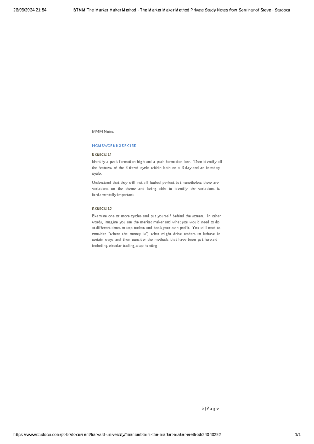 Trading maket method - 28/03/2024 21:54 BTMM The Market Maker Method ...