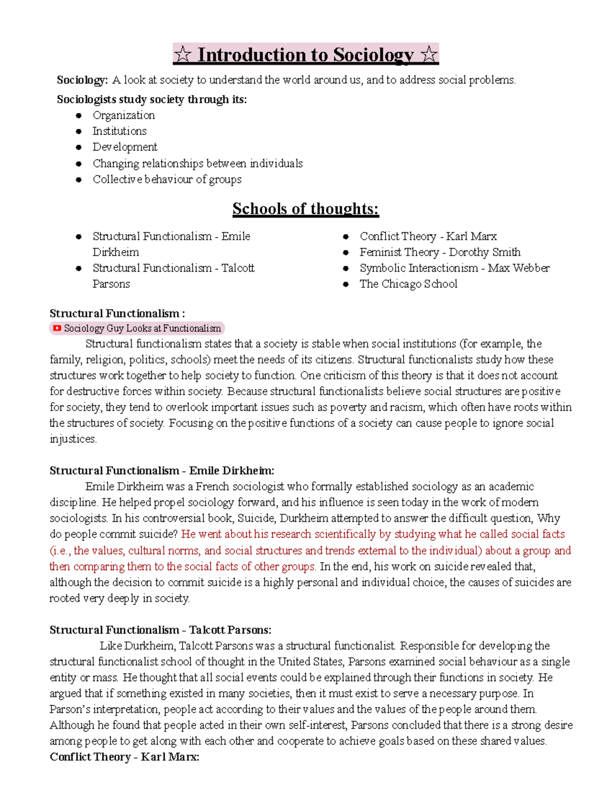 Introduction to Sociology: Key Concepts and Theories - ☆ Introduction ...