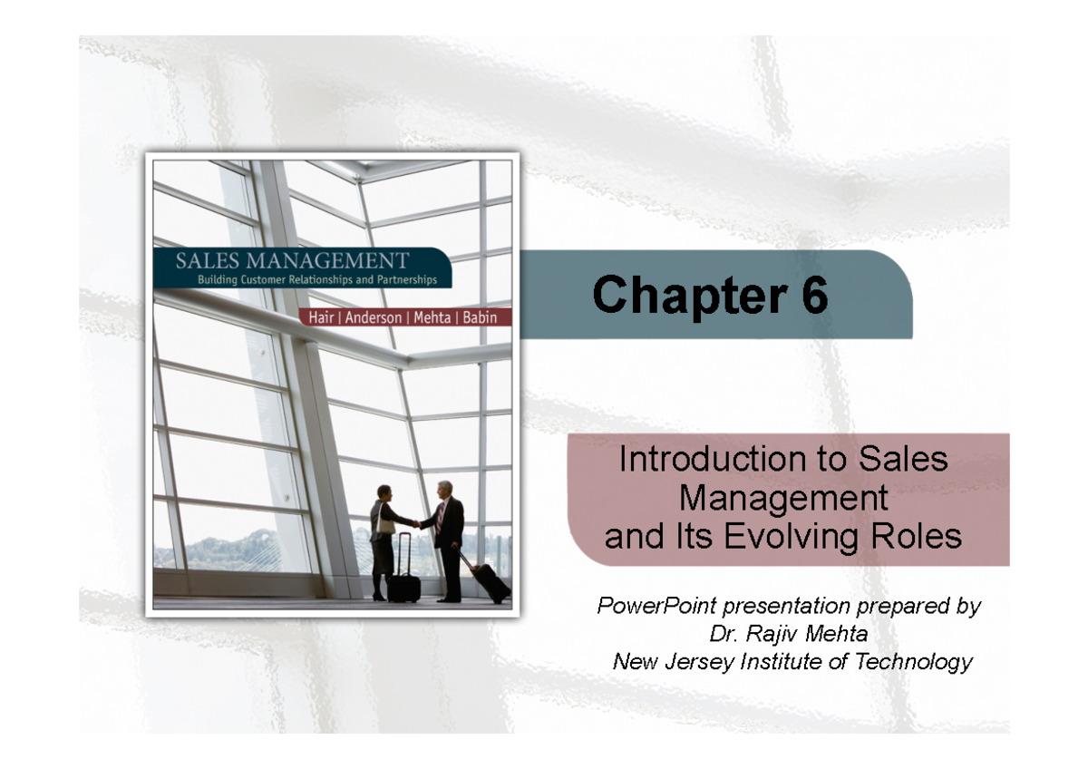 Chapter 3 ch 06-Sales force planning and organizing - Chapter 6 ...